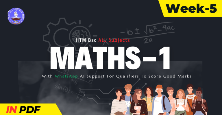 IIT Madras Graded Assignments - Students Community