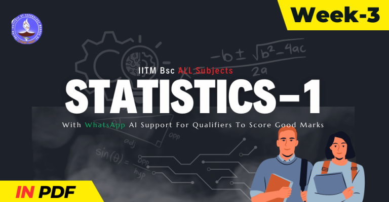 IIT Madras Graded Assignments - Students Community