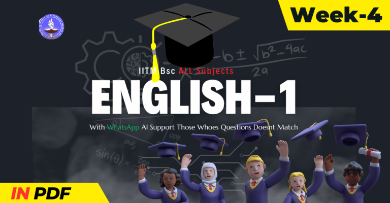 IIT Madras Graded Assignments - Students Community