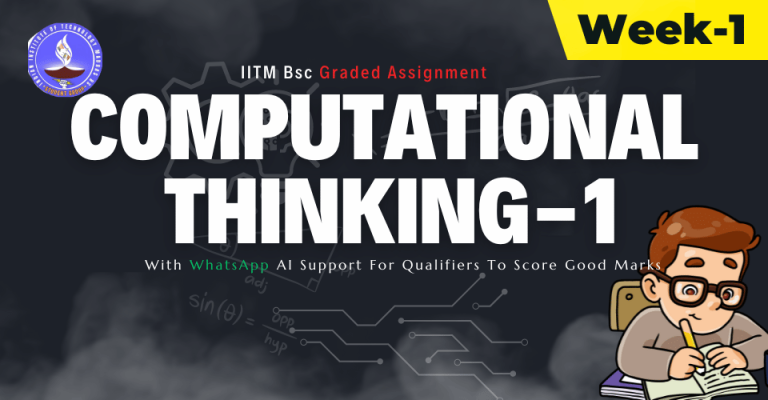 IIT Madras Graded Assignments - Students Community